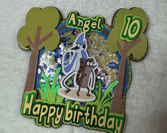 Regular Show Cake Topper - Etsy