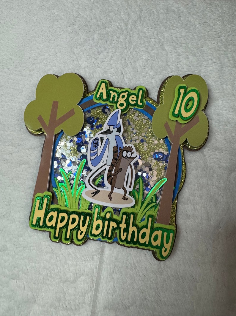 Regular Show Cake Topper - Etsy