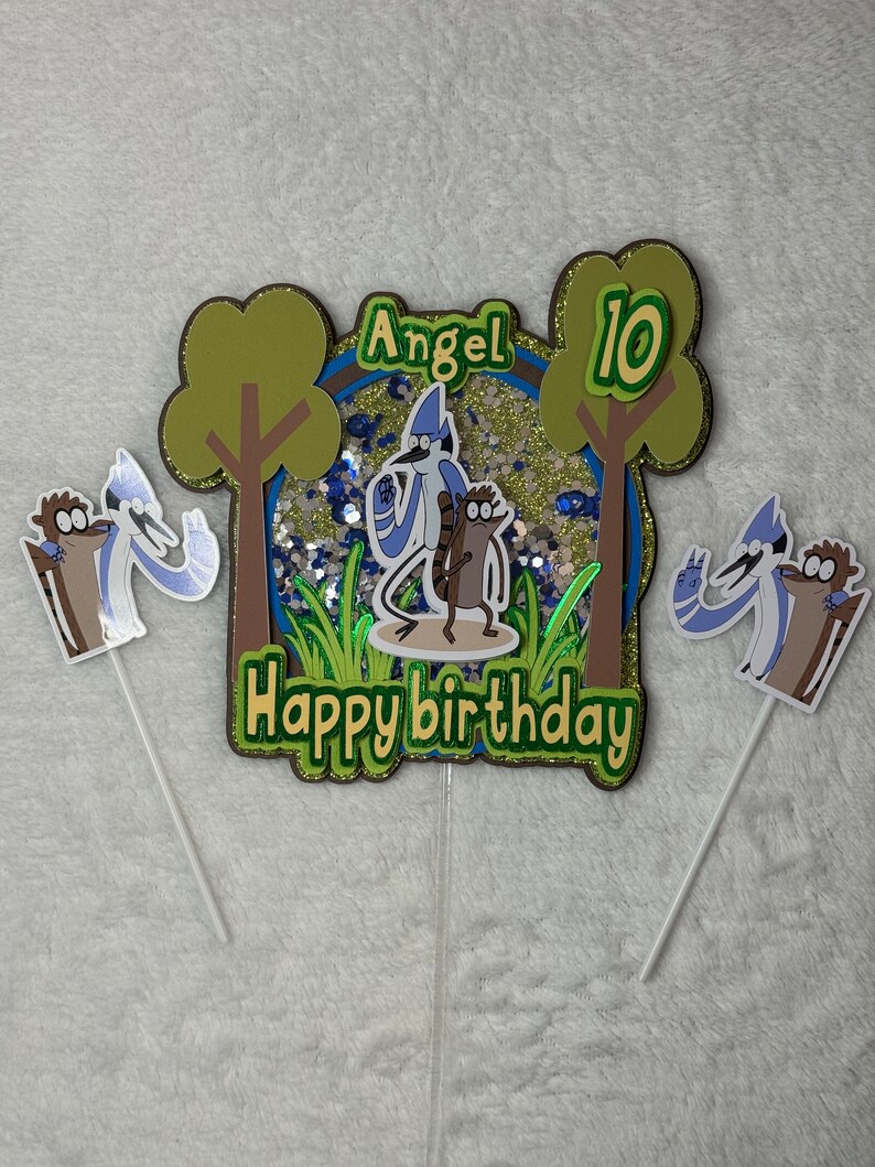 Regular Show Cake Topper - Etsy