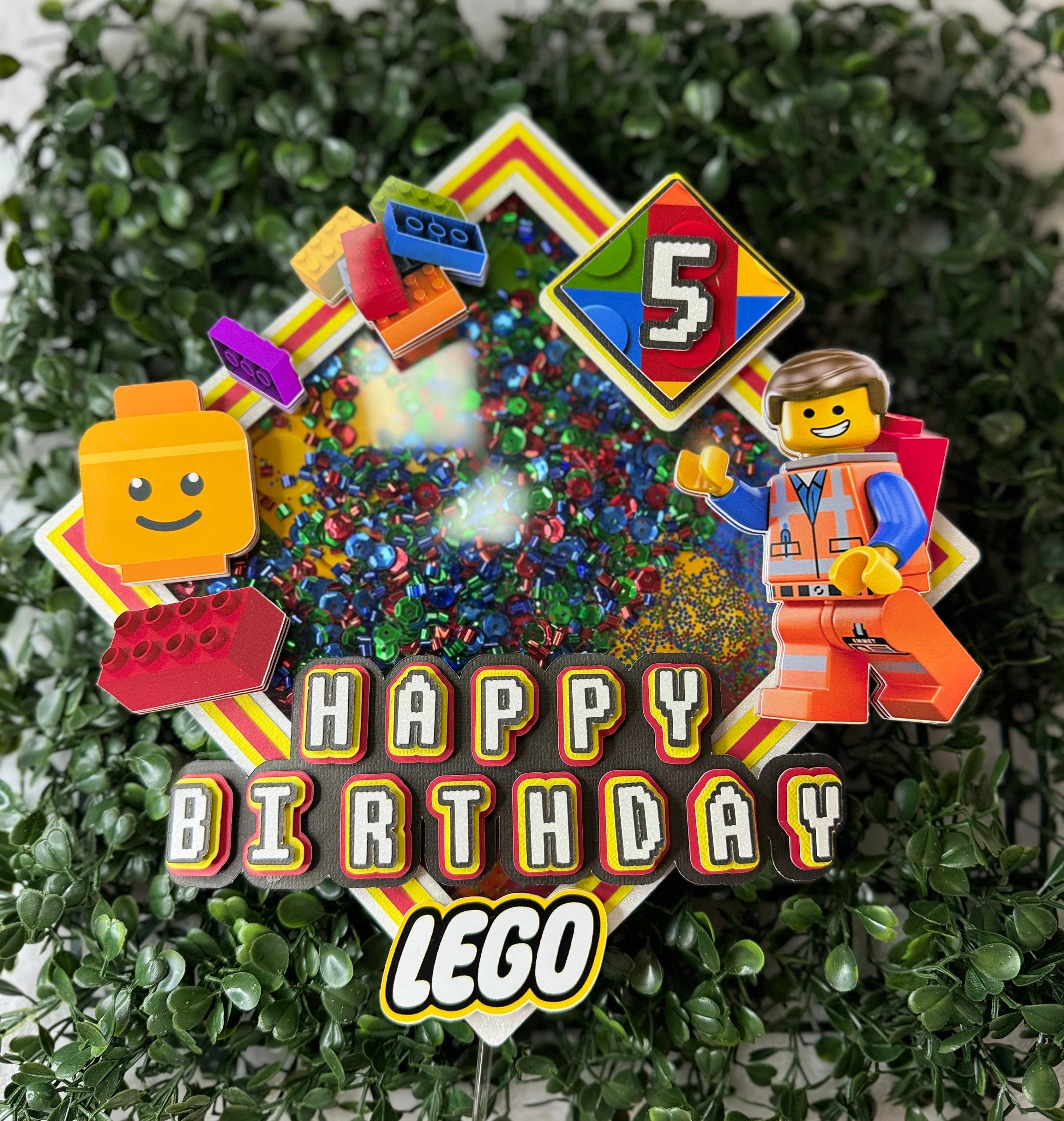 Block Cake Topper - Etsy