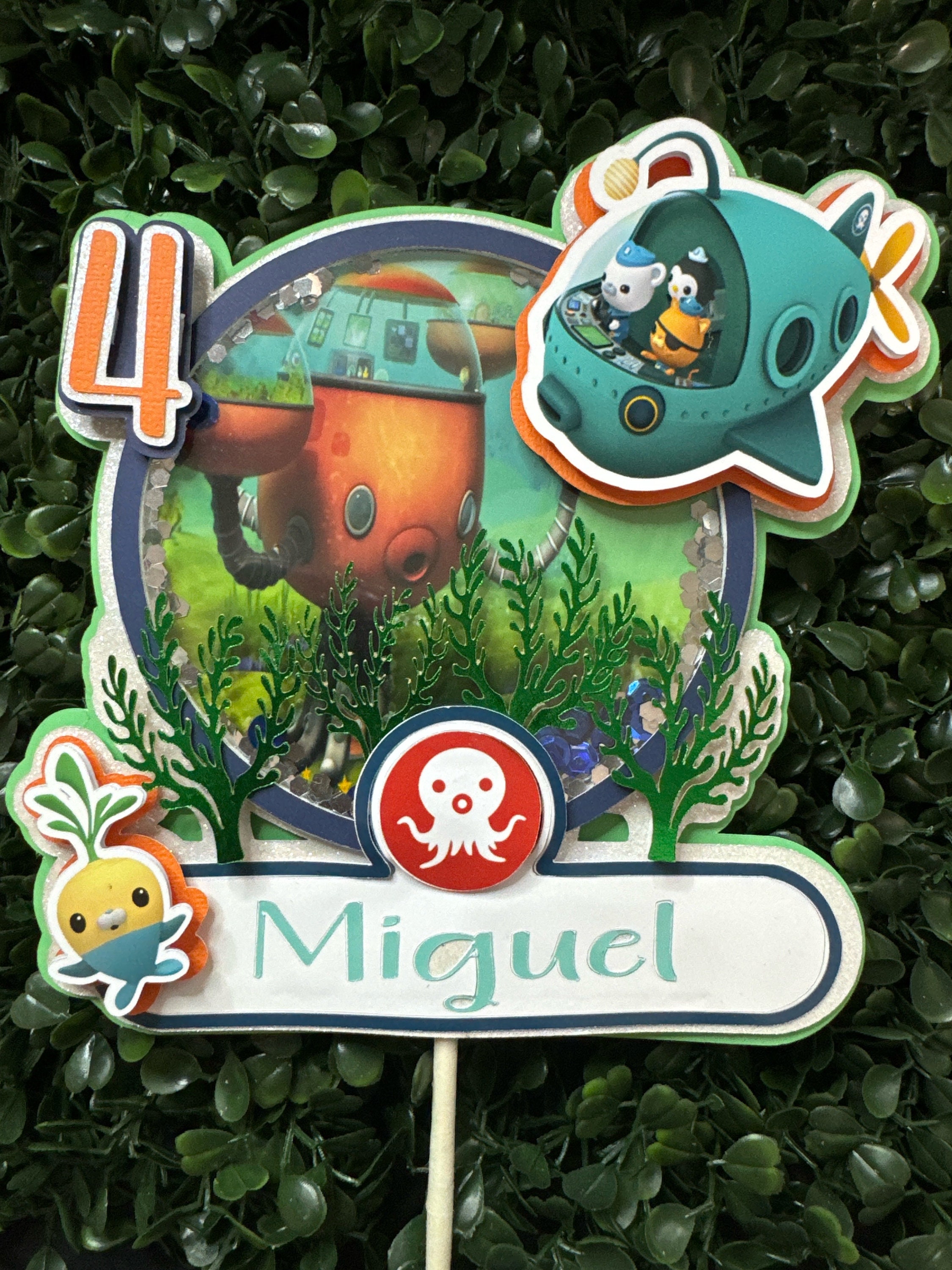 Cake Topper With Shaker - Etsy