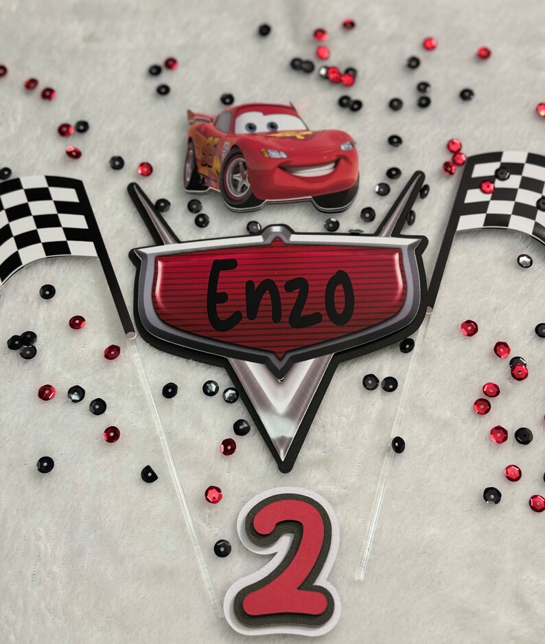 Cars Cake Topper - Etsy