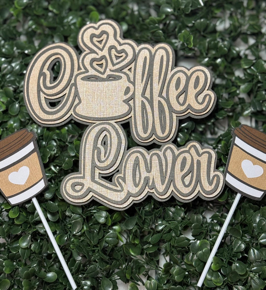 Coffee Cake Topper - Etsy