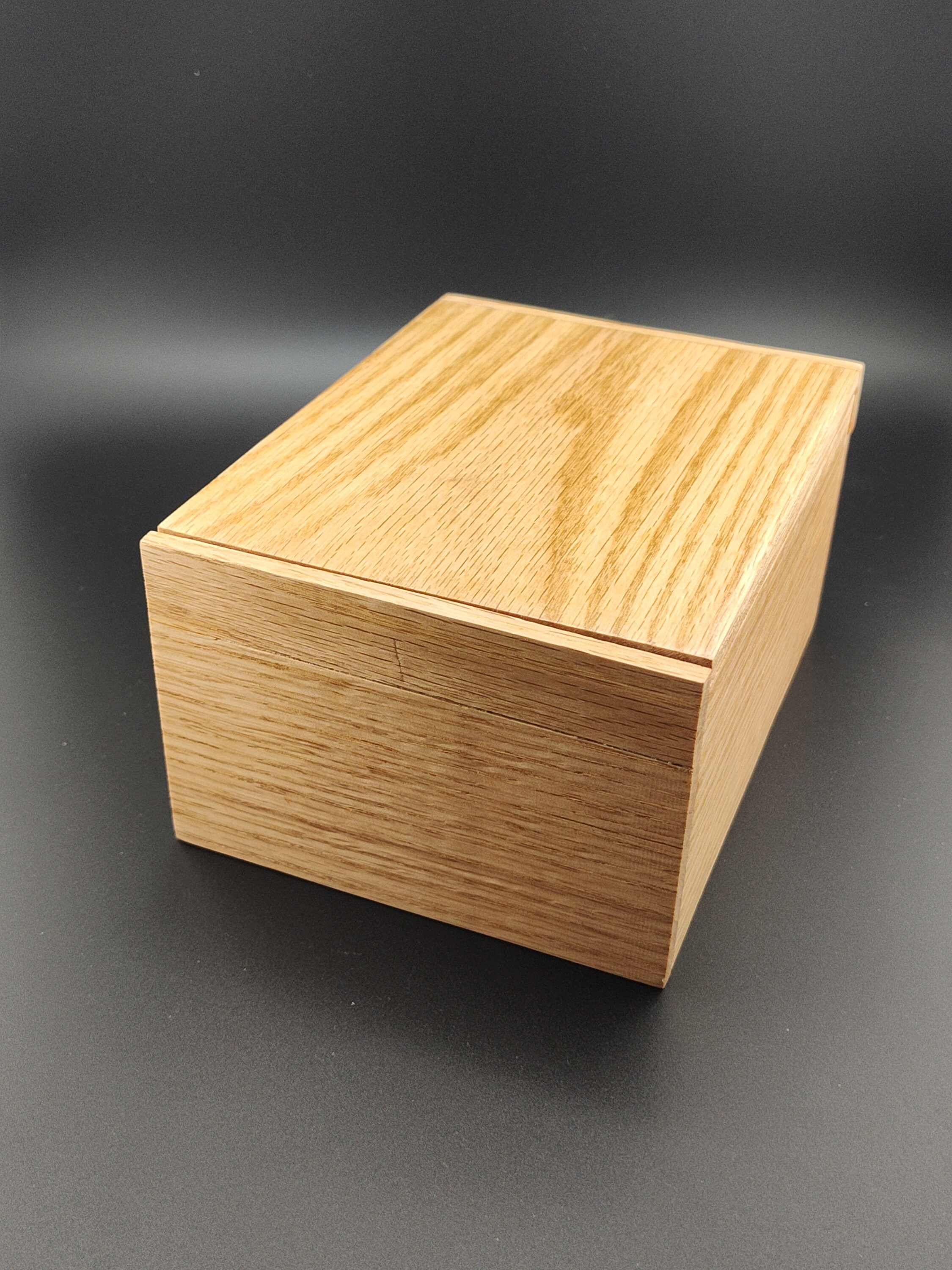 Oak Rotary Puzzle Box, Wooden Puzzle Box, Secret Opening Oak Box With ...