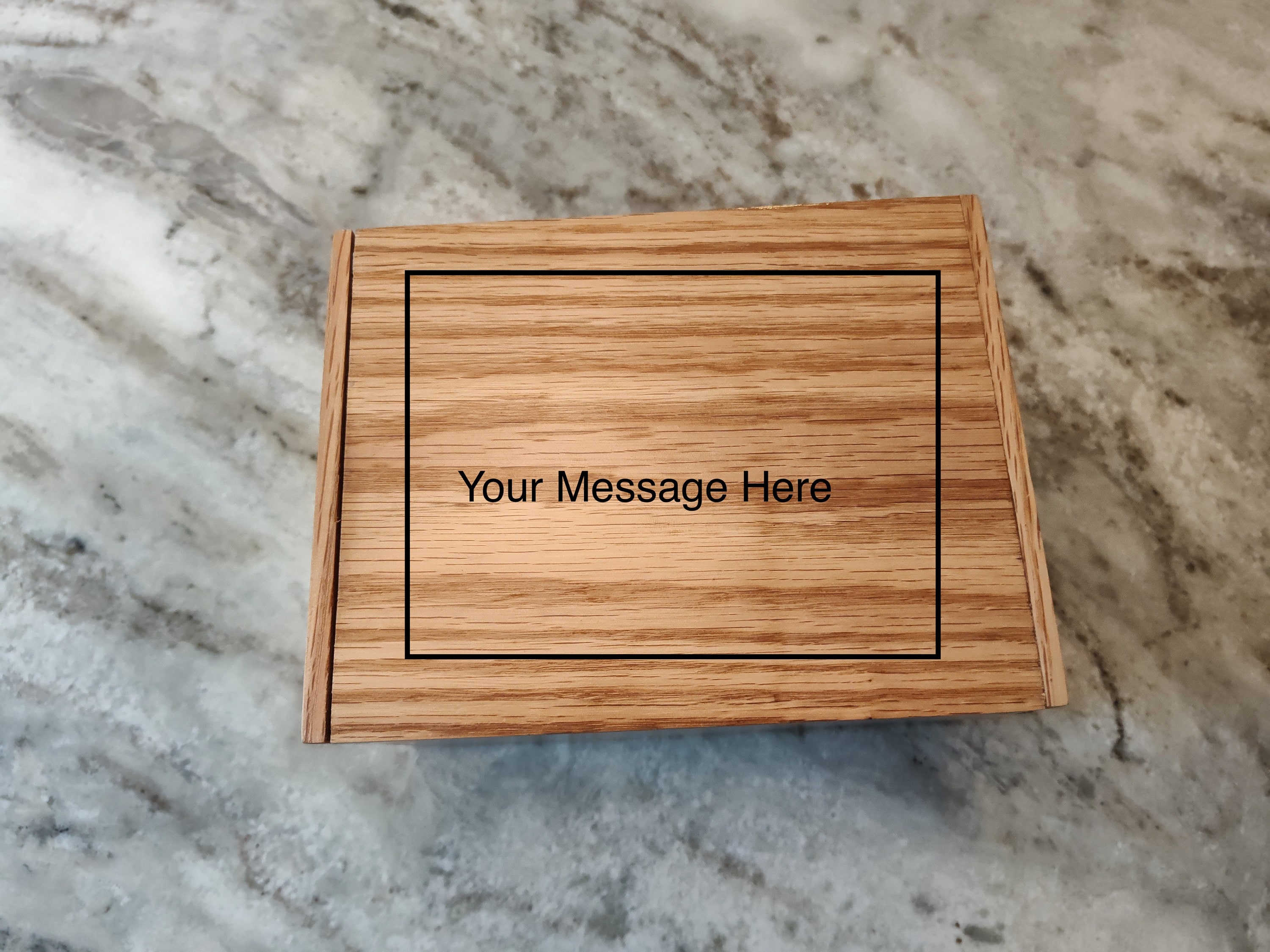 Oak Rotary Puzzle Box, Wooden Puzzle Box, Secret Opening Oak Box With ...