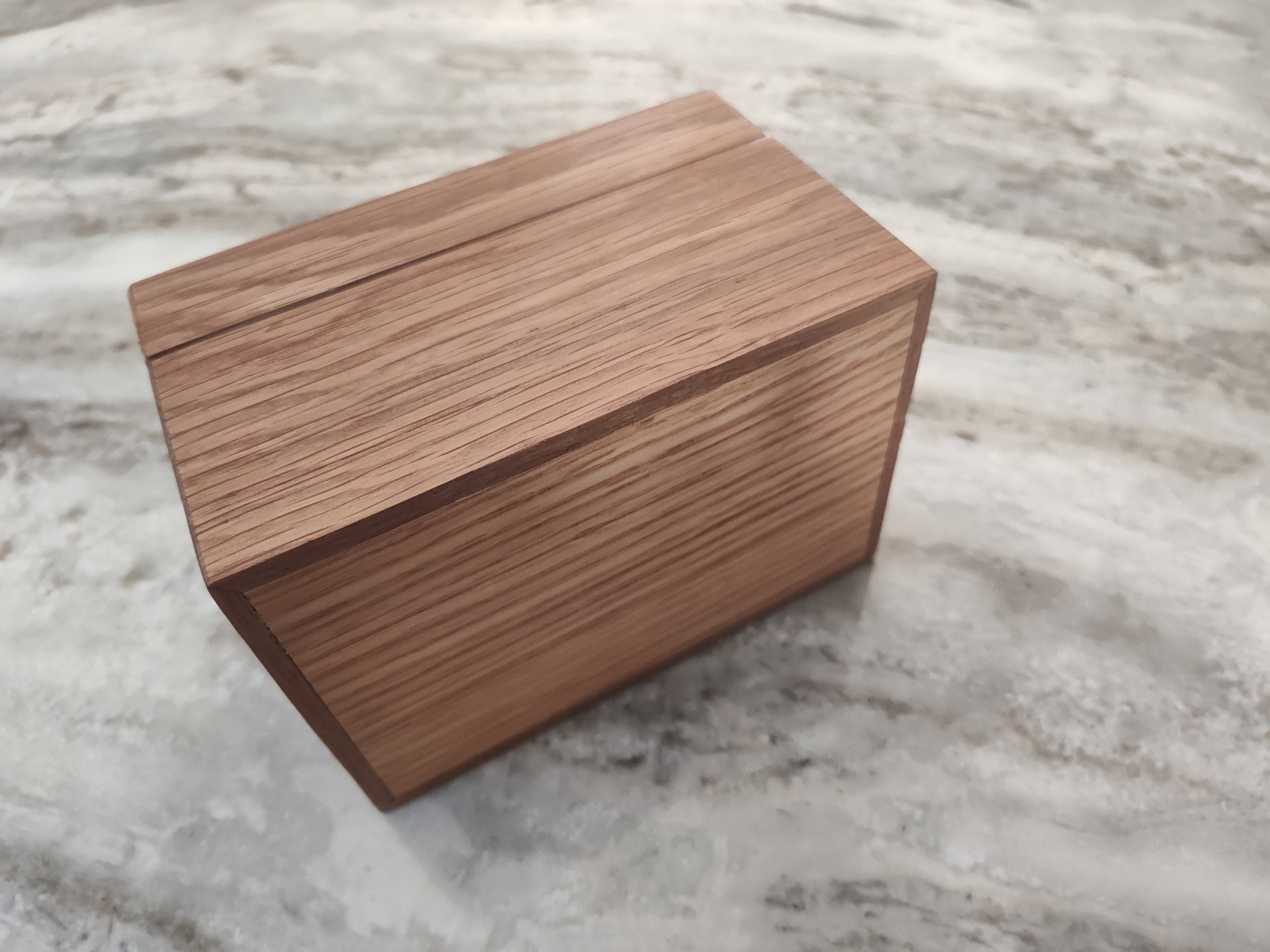 Rectangular Twist Lock Puzzle Box oak - Etsy
