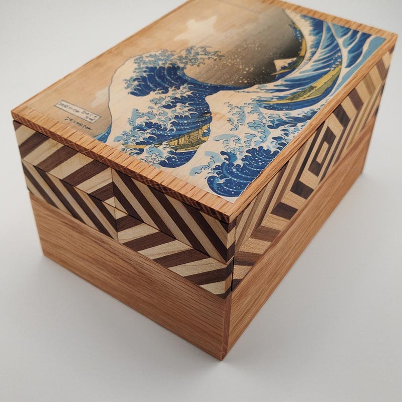Wood Puzzle Boxes - Etsy