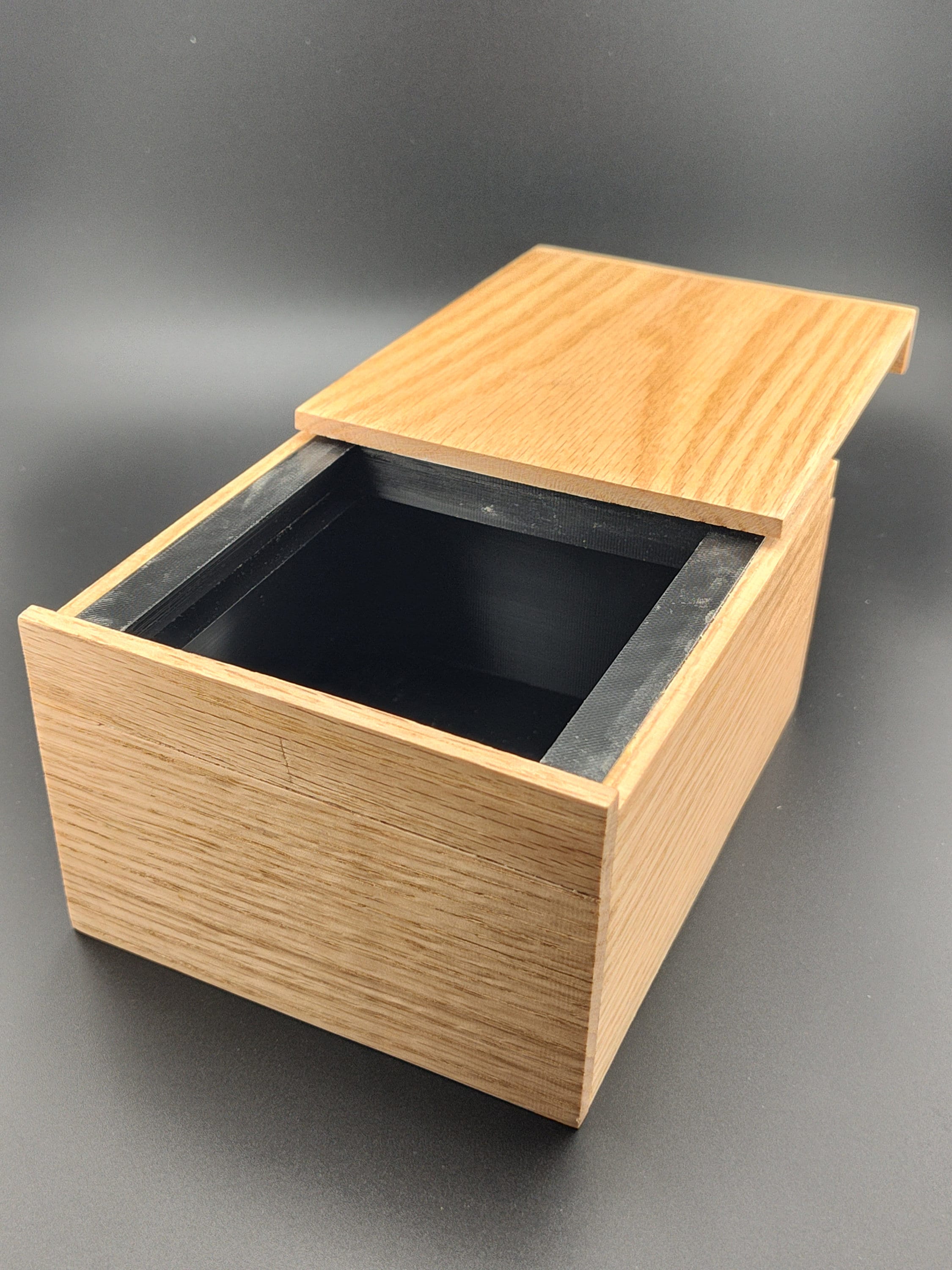 Oak Rotary Puzzle Box, Wooden Puzzle Box, Secret Opening Oak Box With ...