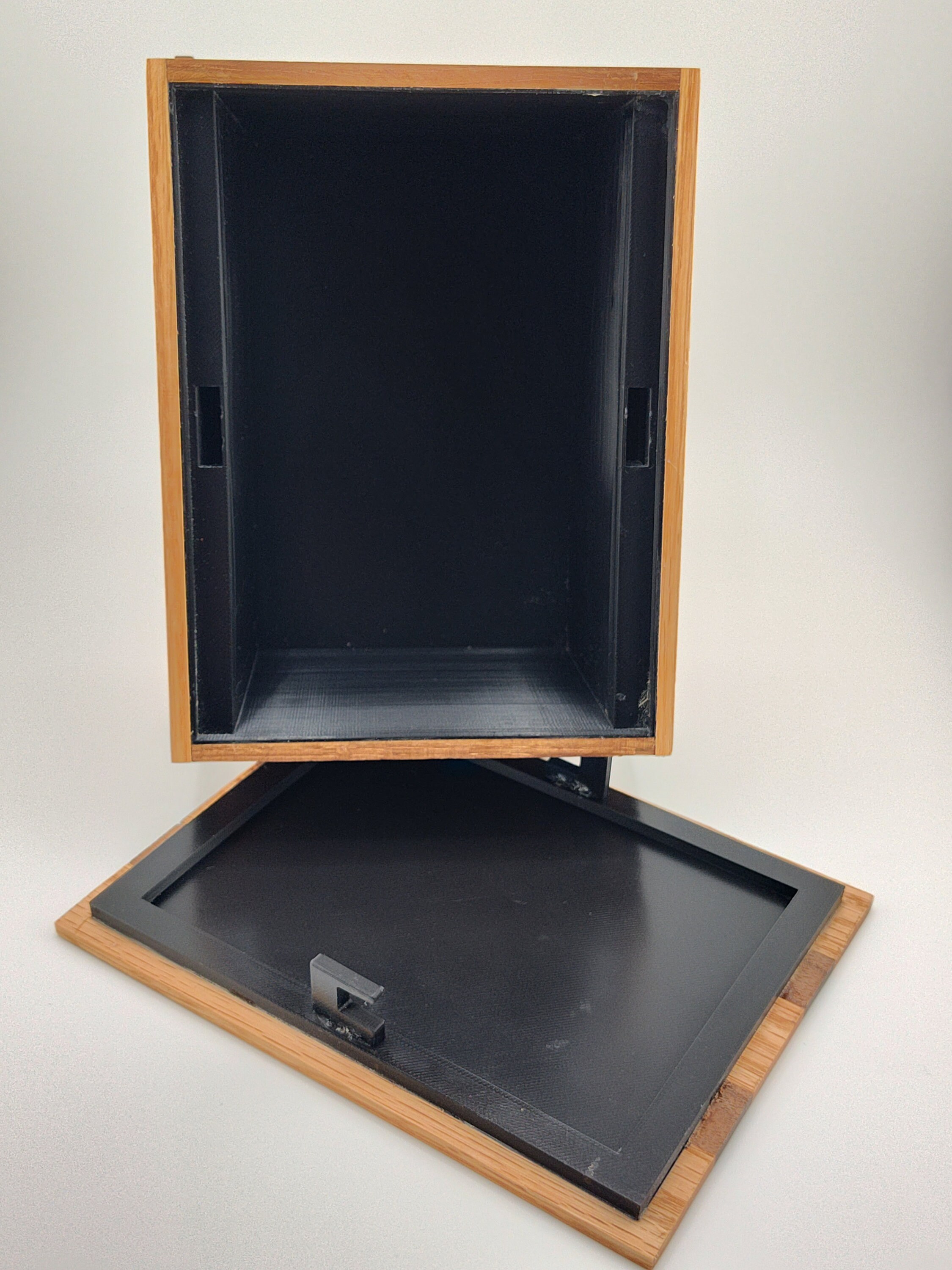 Oak and Walnut Sliding Panel Puzzle Box: Secret Wooden Box - Etsy