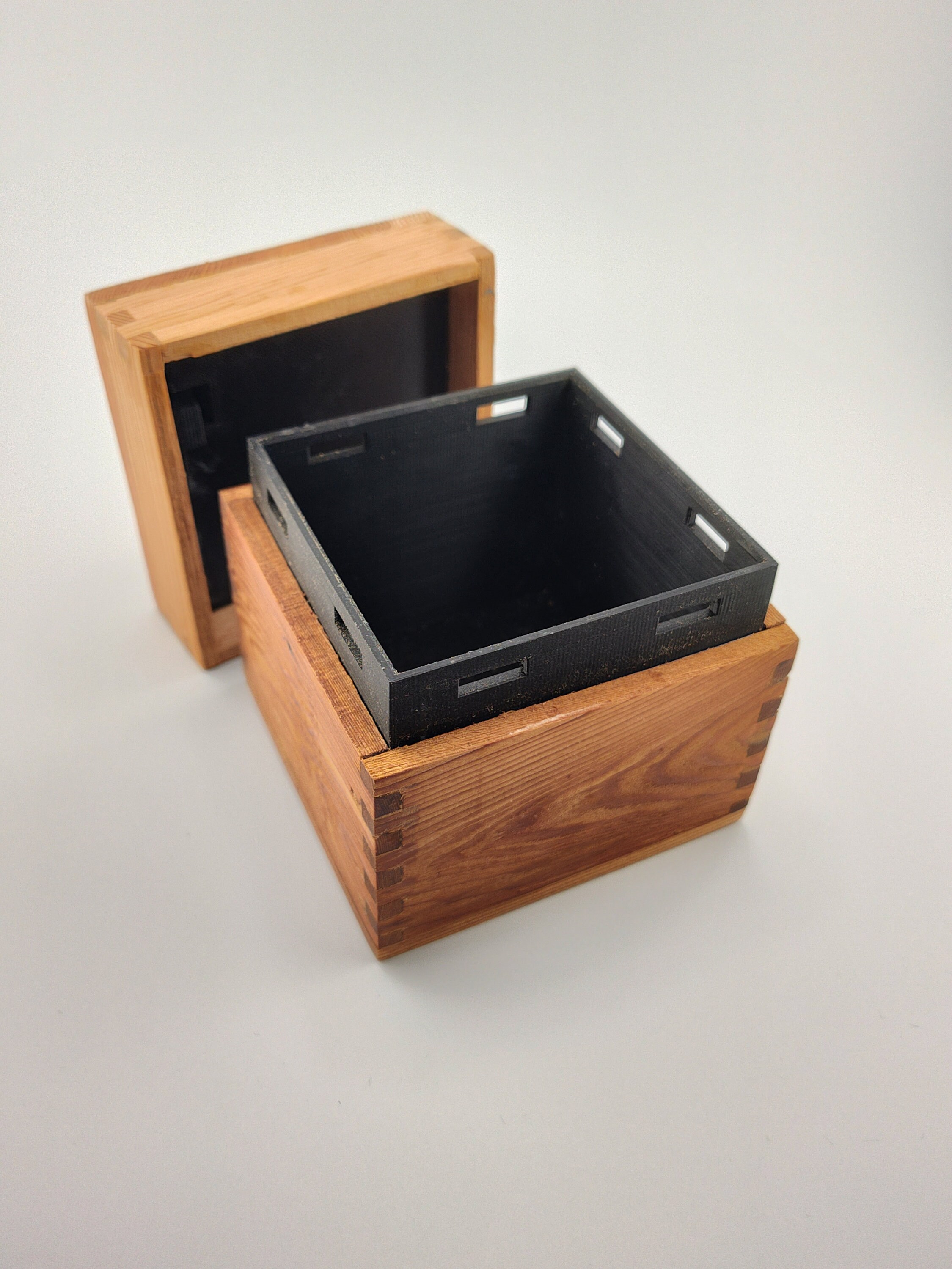Cedar Twist Lock Puzzle Box: Decorative Stash Box - Etsy