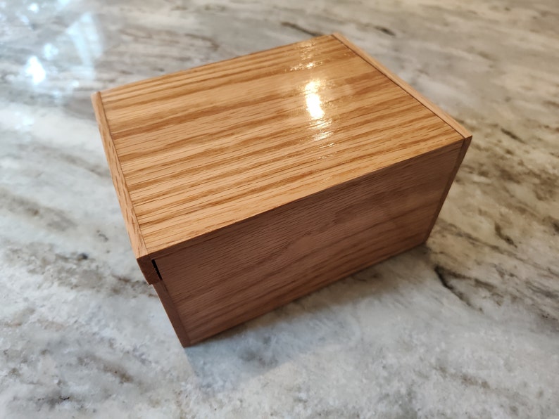 Oak Rotary Puzzle Box Wooden Puzzle Box Secret Opening Oak - Etsy