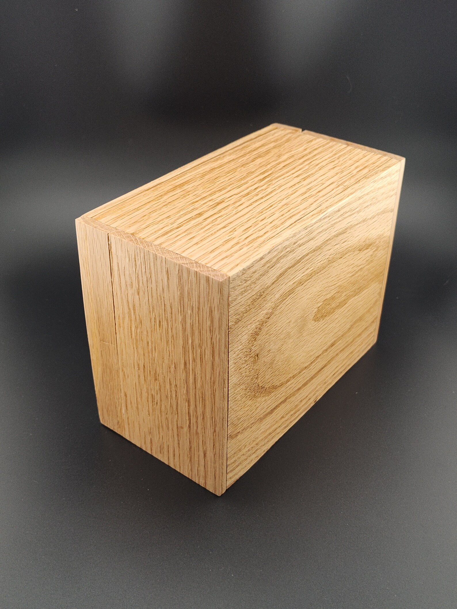 Oak Rotary Puzzle Box, Wooden Puzzle Box, Secret Opening Oak Box With PLA Liner, Adult Puzzle ...