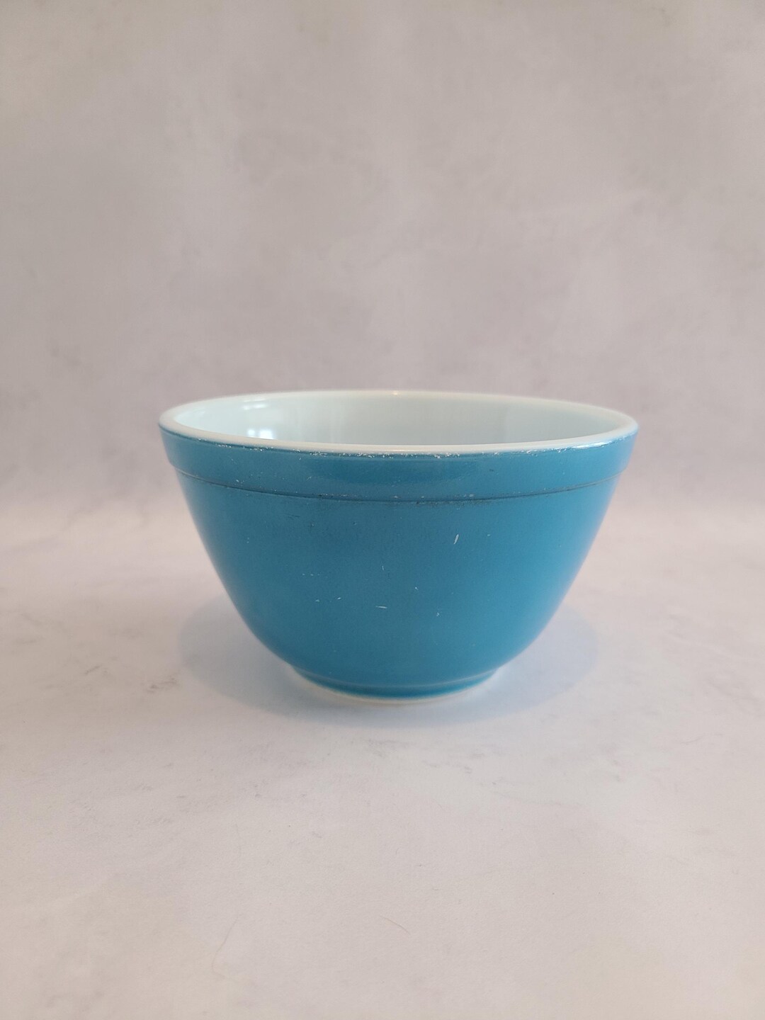 Vintage Pyrex Blue Mixing Bowl From Primary Colors Set - Etsy