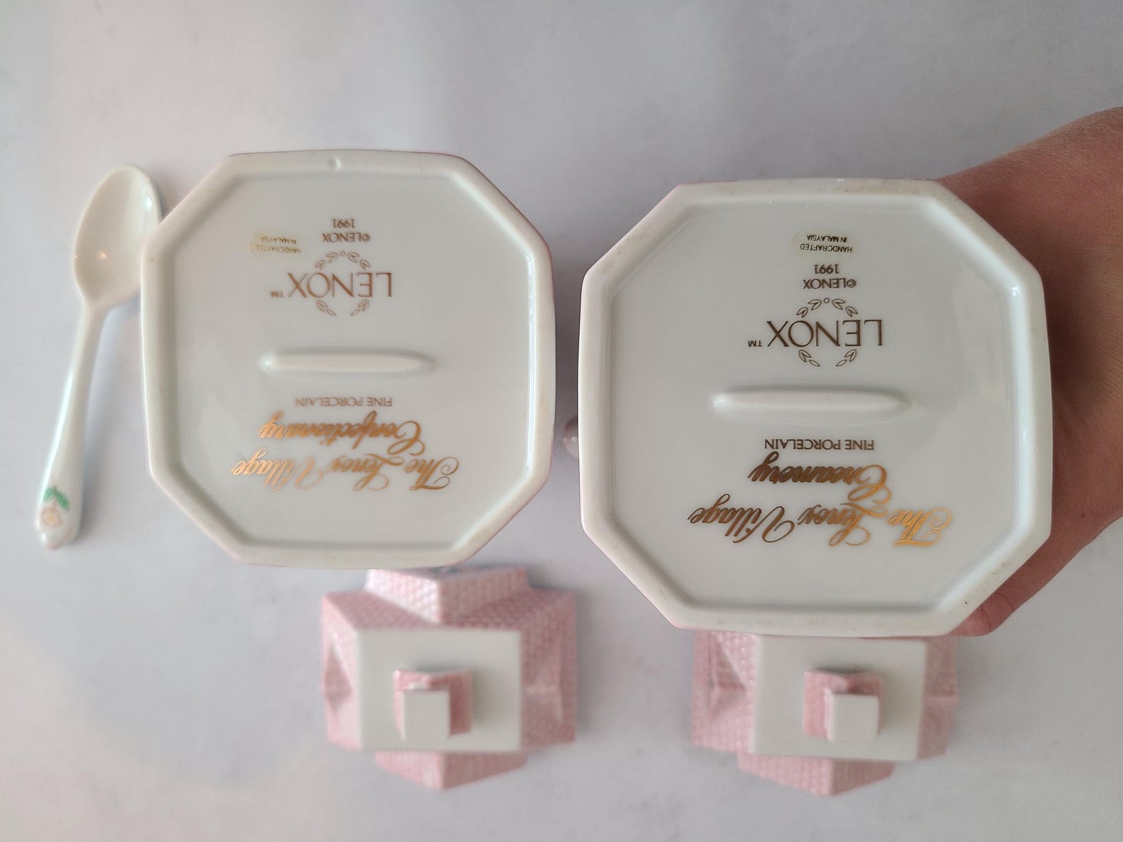 Vintage Lenox Village Confectionary & Creamery Set - 1991 Edition - Etsy