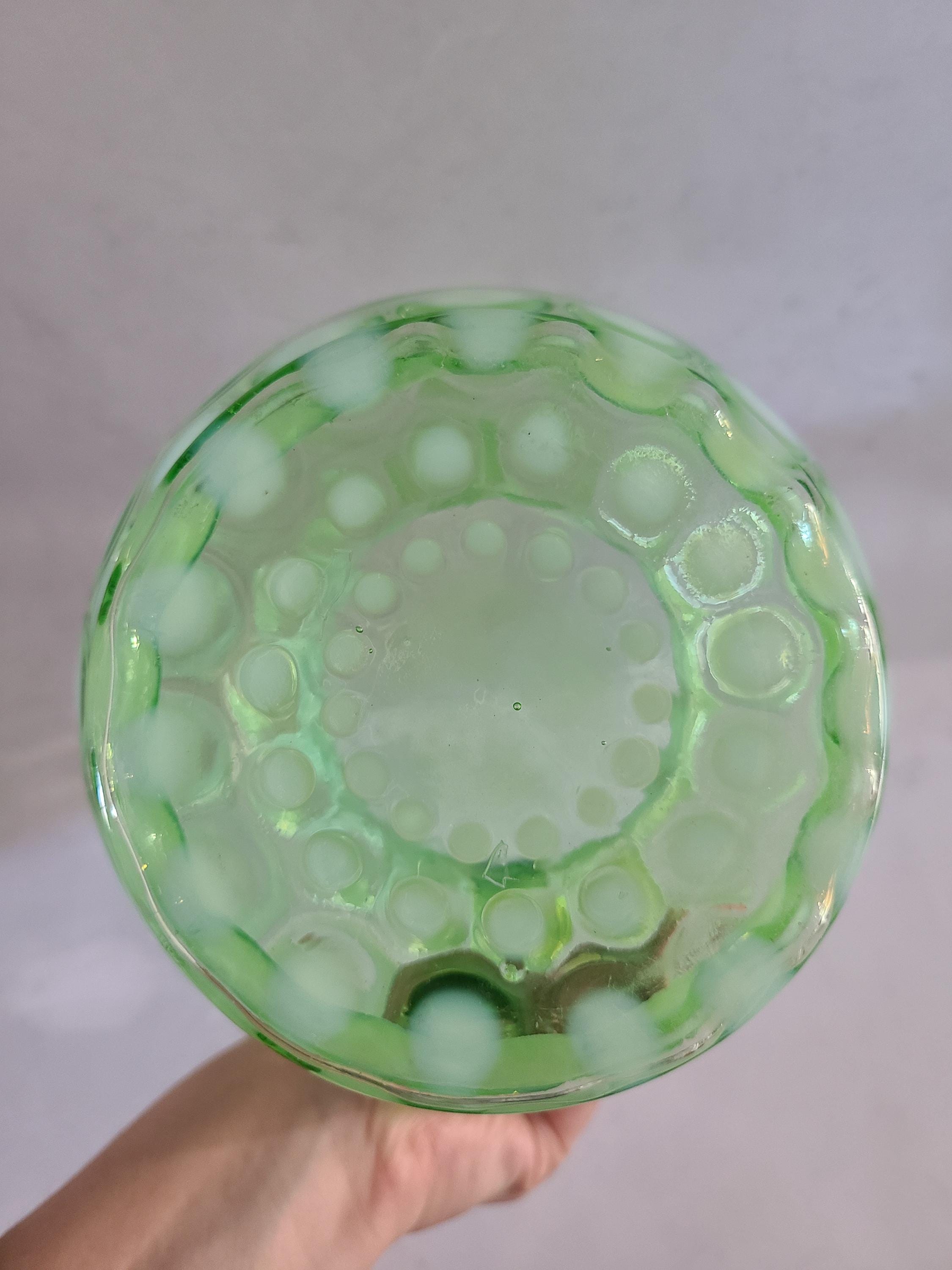 Vintage Fenton Glass Coin Dot Opalescent Pitcher - Etsy