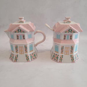Vintage Lenox Village Confectionary & Creamery Set - 1991 Edition - Etsy
