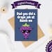 Printable Card Dad You Did a Grape Job Raisin Me, Dad Card, Fathers Day ...