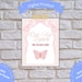 Pink Coquette Out for Lunch Sign: Butterfly Business Decor (digital ...