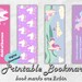 16 Printable Unicorn Bookmarks Girly Bookmarks Bookmarks Lot Cute ...