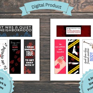 16 Printable True Crime Bookmarks, True Crime Junkie, True Crime Junkie ...