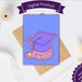 Printable Congratulations Graduation Card, Finally, Pink and Blue ...