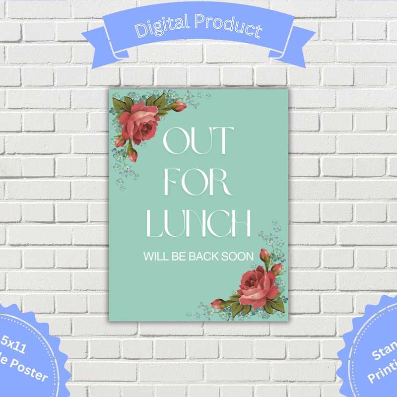 On a Break Sign - Etsy