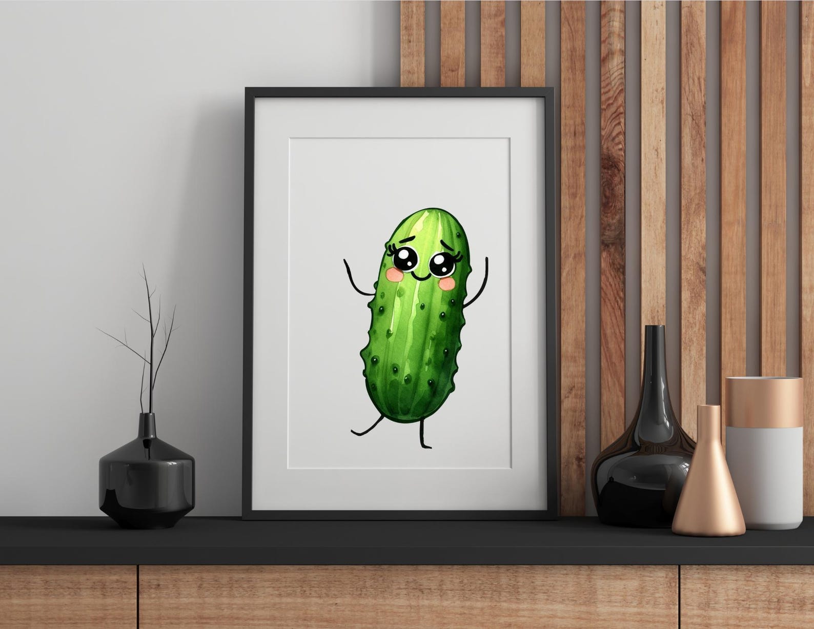 20 Pickle Characters Clipart PNG Watercolor Pickles Clip Art Painting ...