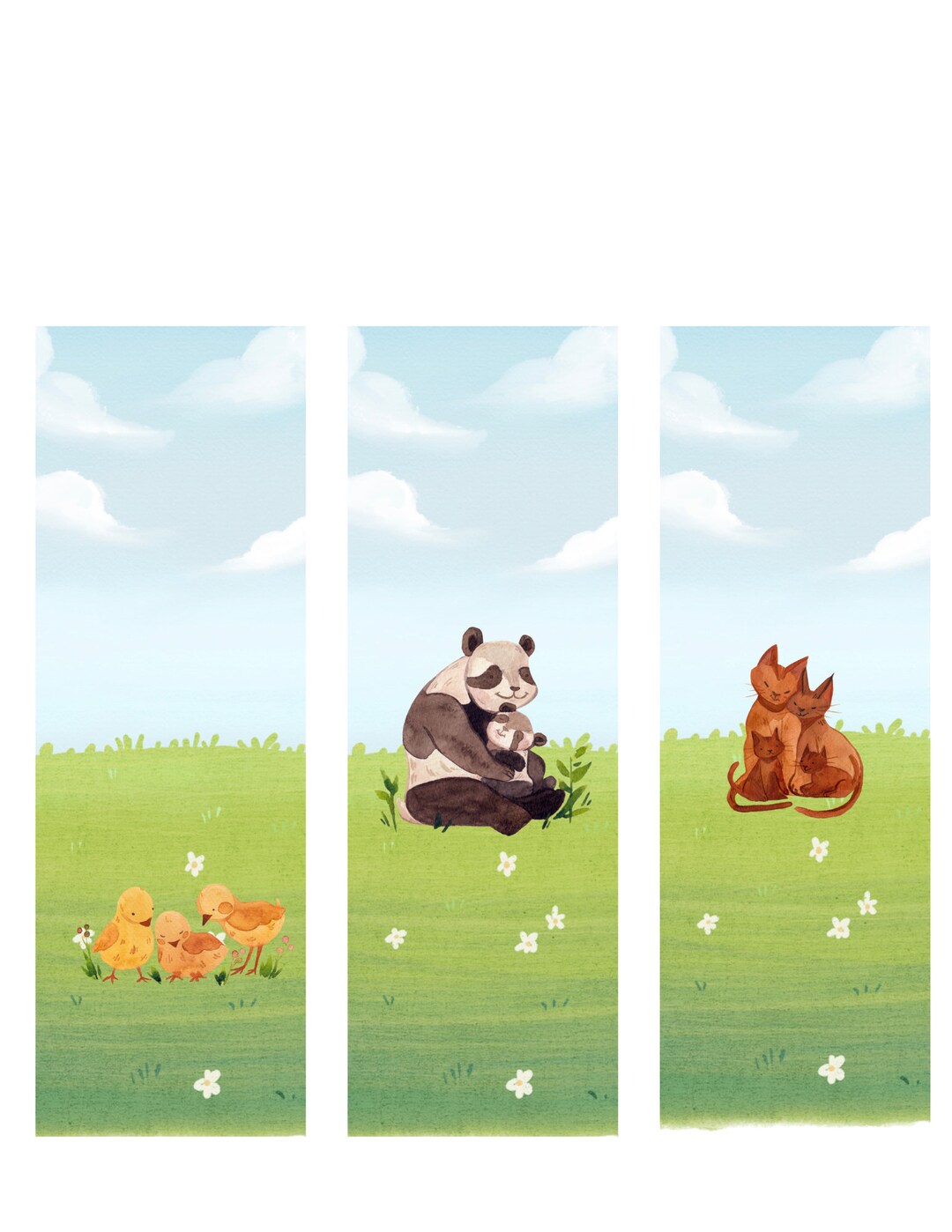 15 Printable Cute Animal Bookmarks - Etsy