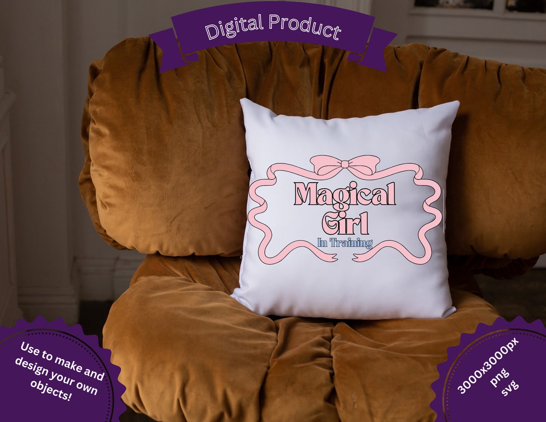 PNG, SVG, 3000x3000 Px, Magical Girl in Training Funny, for POD, Cute ...