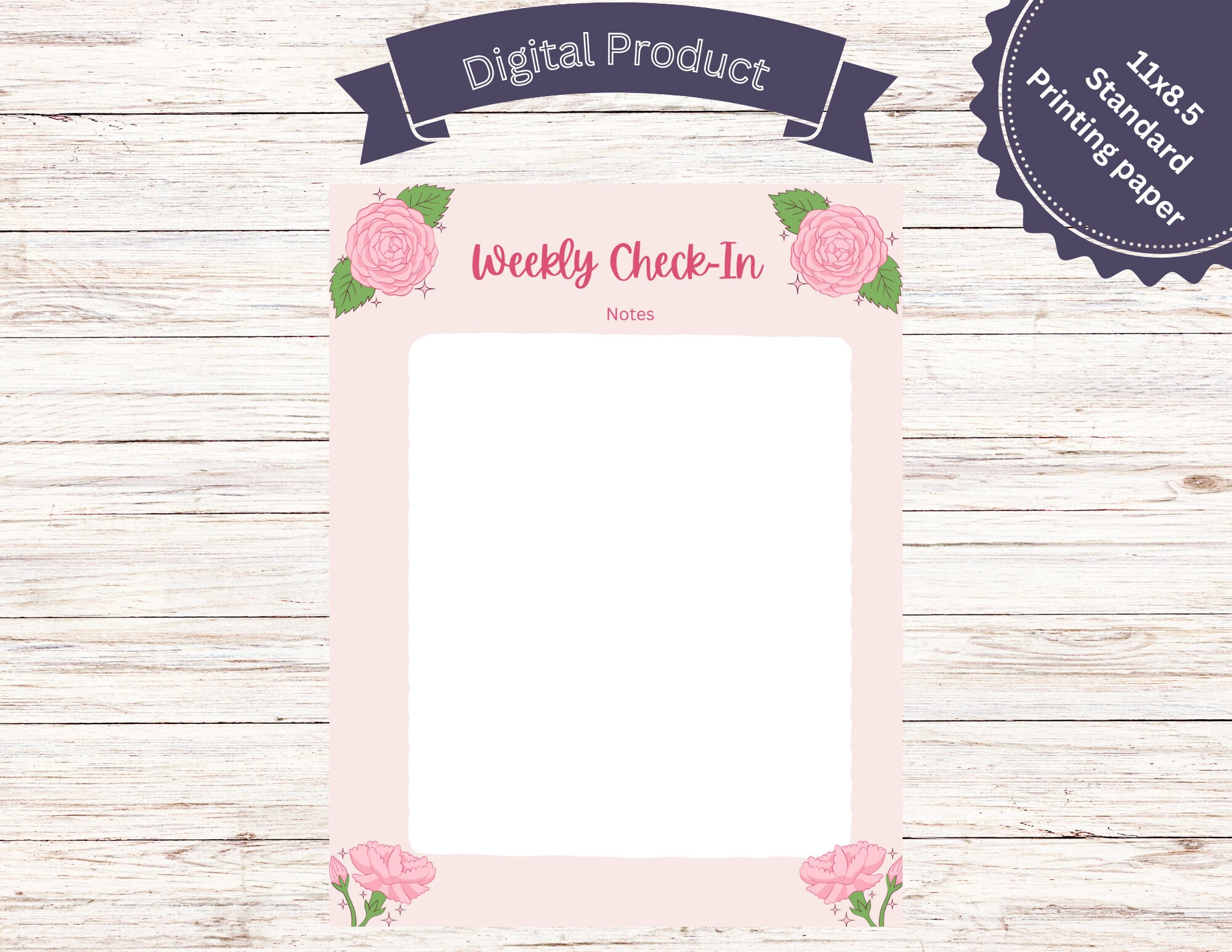Printable Girly Weekly Check-in, Pink, Girlie, Barbie, Print at Home ...