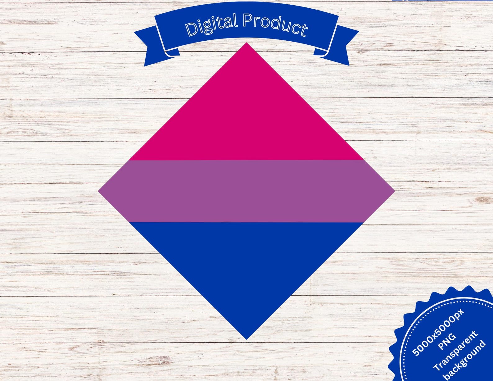 Clipart Bisexual Flag Shapes Star, Heart, Triangle, Diamond, Star ...