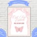 Pink Coquette Out for Lunch Sign: Butterfly Business Decor (digital ...