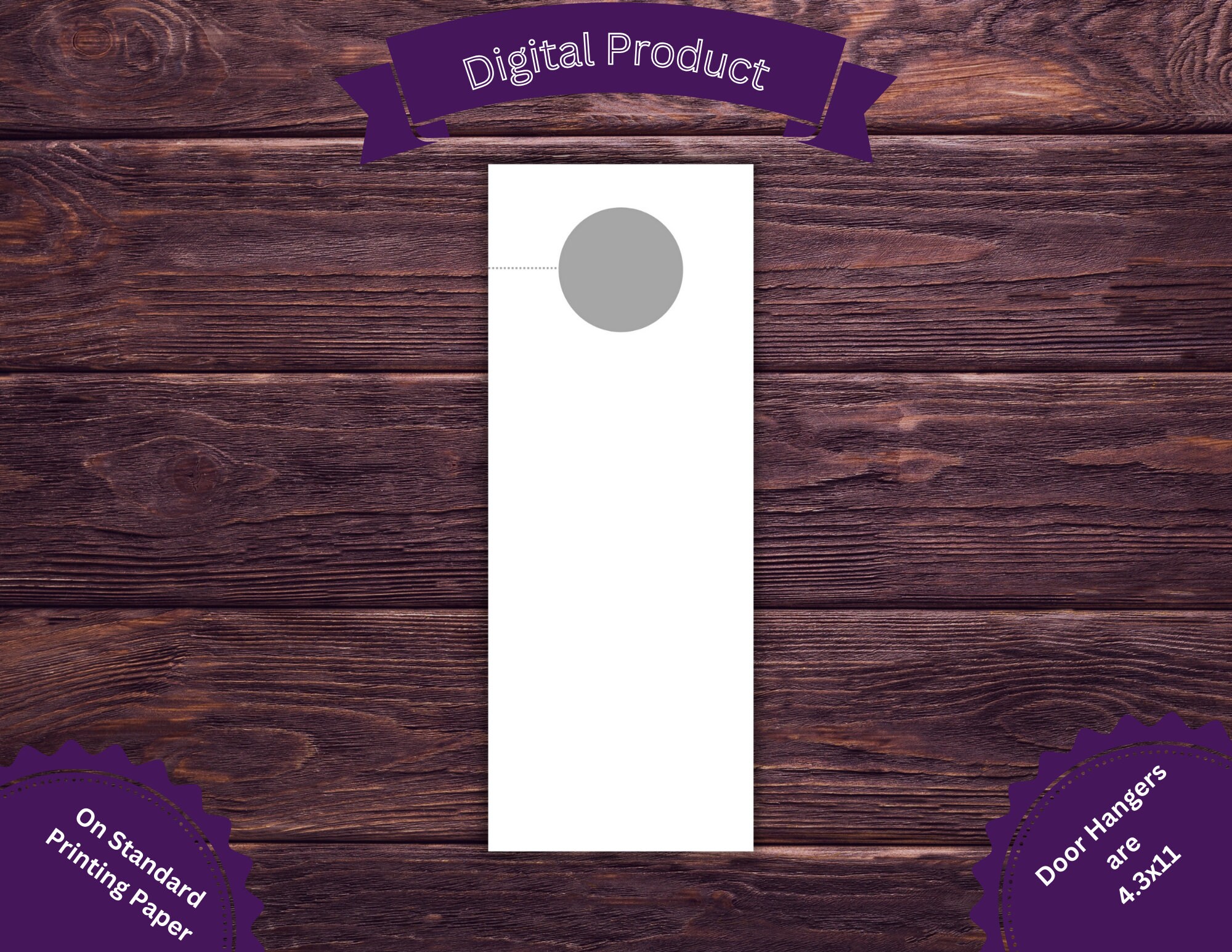 Printable Blank Door Hanger Craft,craft Kit for Kids, DIY Kit, for ...