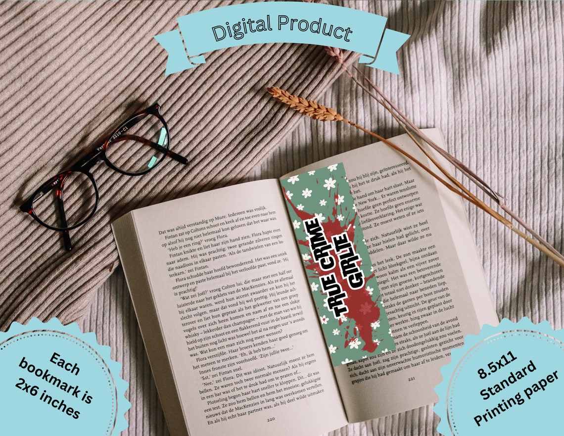 16 Printable True Crime Bookmarks, True Crime Junkie, True Crime Junkie ...