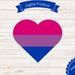 Clipart Bisexual Flag Shapes Star, Heart, Triangle, Diamond, Star ...