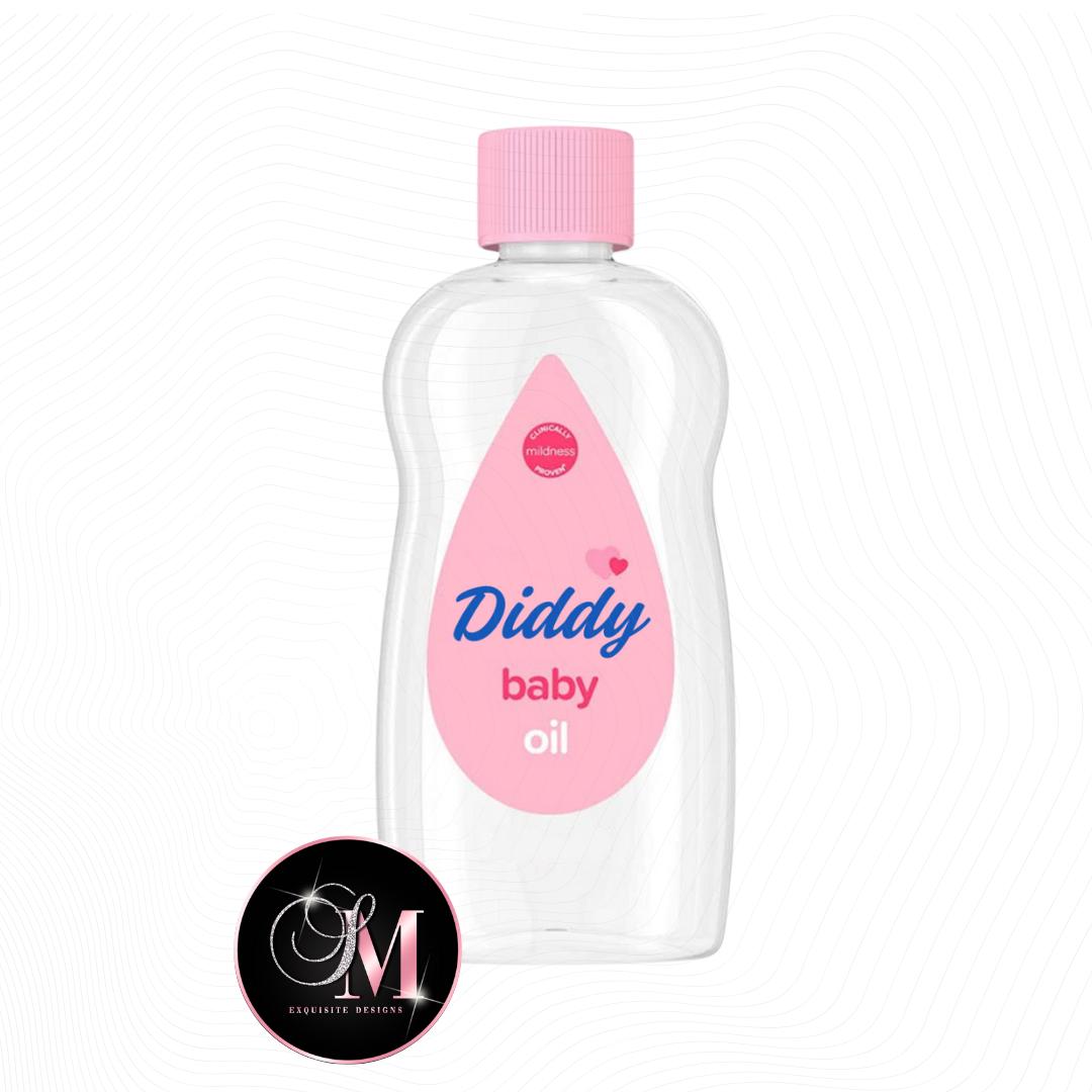 Funny Baby Oil Label Template Inspired by Rap Icon, Instant Download ...