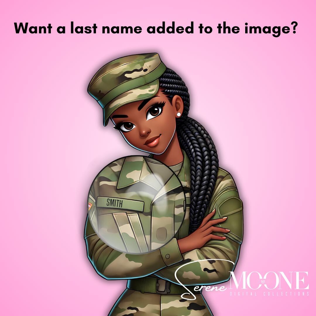 Military Woman Clipart, Fashion Girl Clipart, Veteran Day Clipart ...