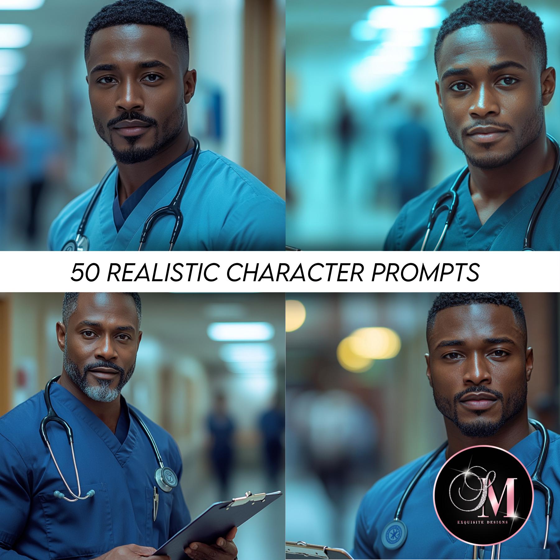 100 Midjourney Prompts for Medical-themed Images | African American ...