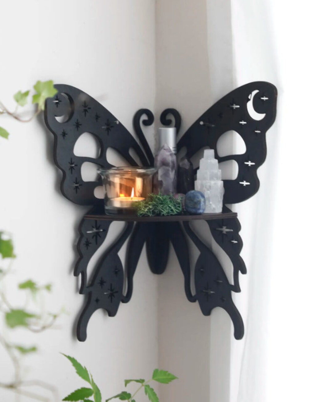 Bring Magic to Your Space With Our Butterfly Corner Shelf - Etsy