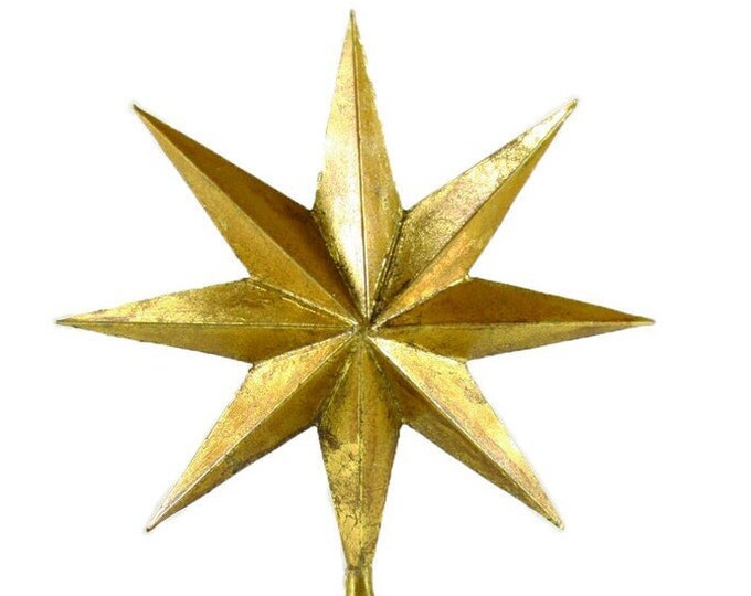 Antiqued Gold Starburst Tree Topper, Cody Foster and Co. - Etsy