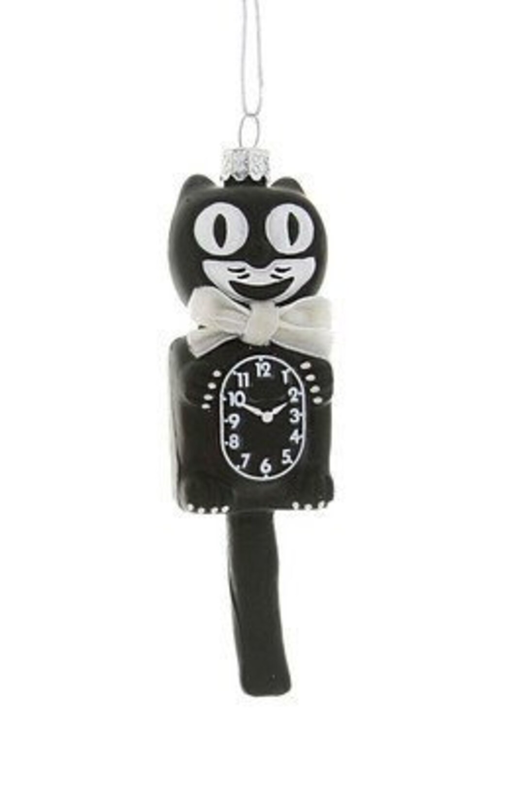 Black Retro Cat Clock Ornament, Cody Foster and Co. - Etsy