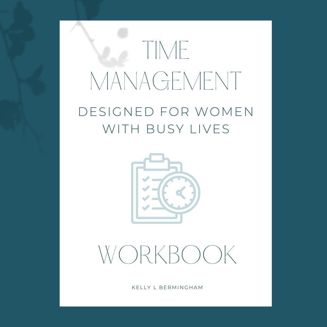 Time Management Workbook Designed for Busy Women With Busy Lives - Etsy