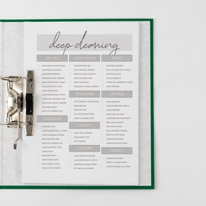 Home Management Binder, Printable PDF Planner, Home Organization ...