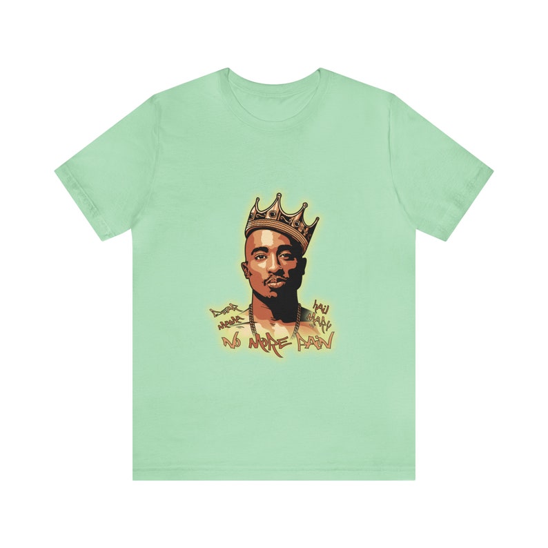 King Tupac 2pac Shakur T-shirt, Iconic Design, Rap Legend Tribute ...