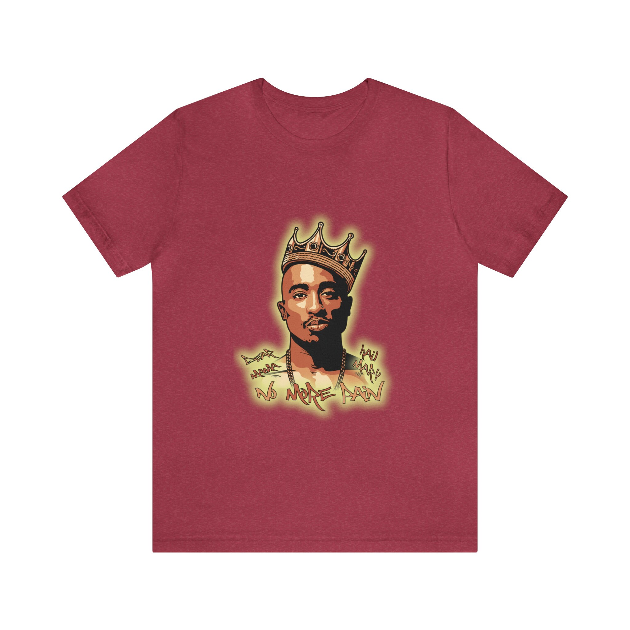 King Tupac 2pac Shakur T-shirt, Iconic Design, Rap Legend Tribute ...
