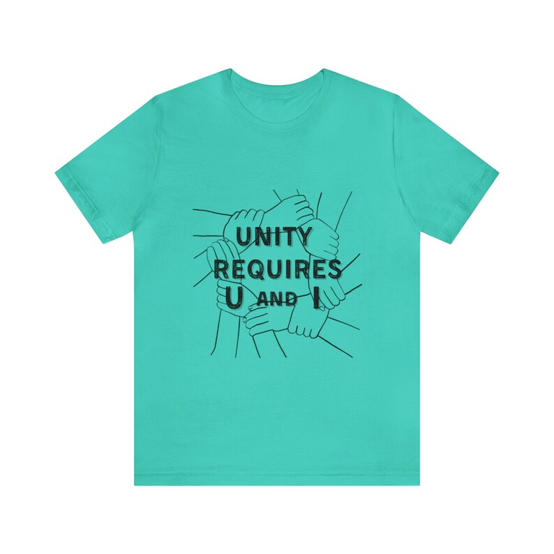 Unity T-shirt, Custom Design, Inspirational Message. - Etsy