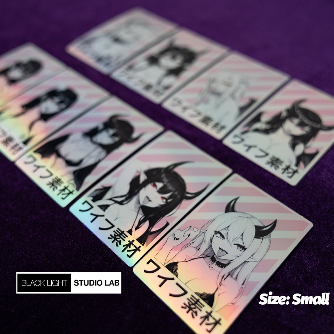 Spice up Your Collection With Waifu Devil Sticker Bundle 1 Unique Anime ...
