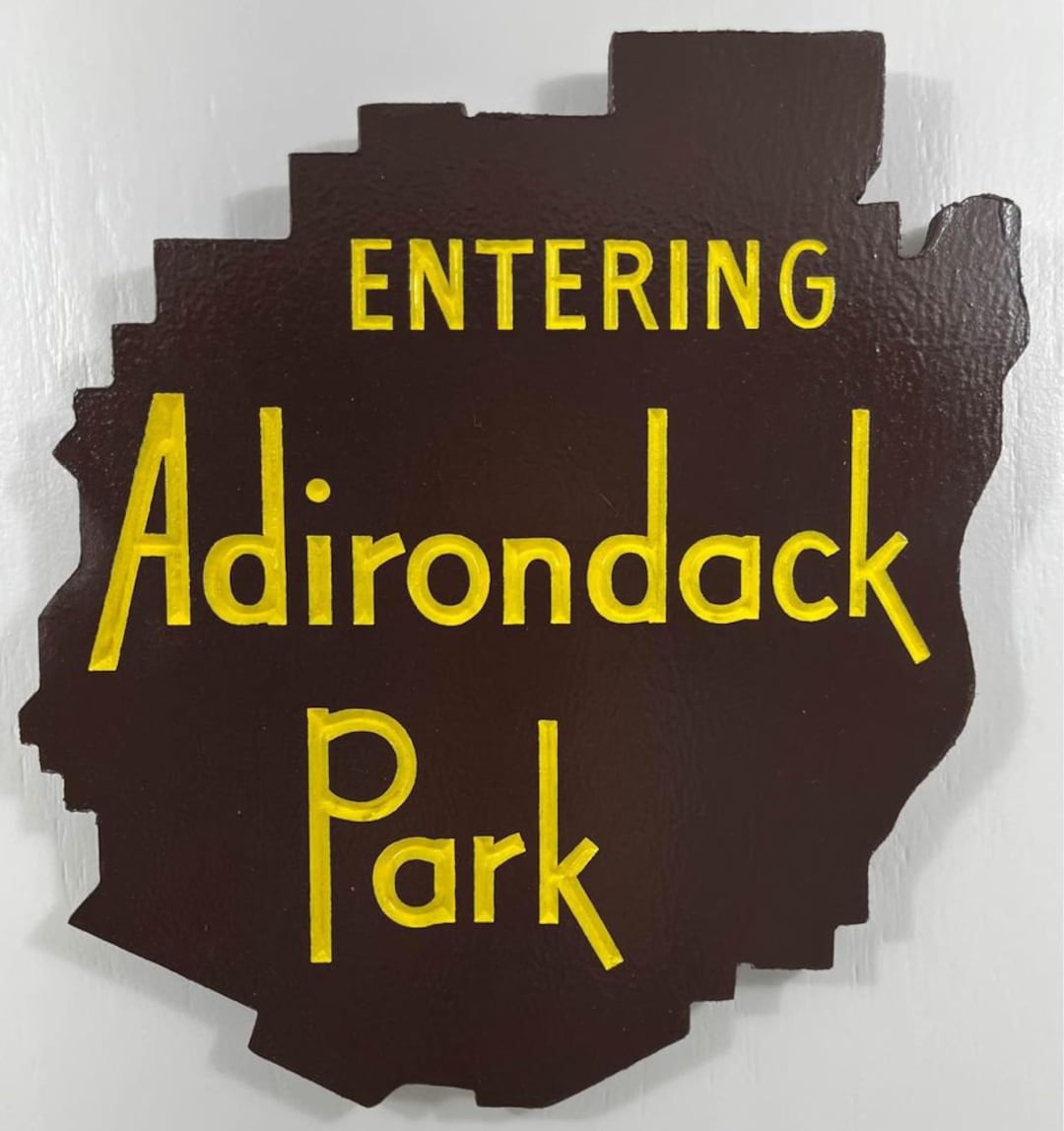 11 Inch Entering Adirondack Park Sign - Etsy