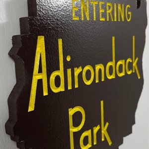 11 Inch Entering Adirondack Park Sign - Etsy