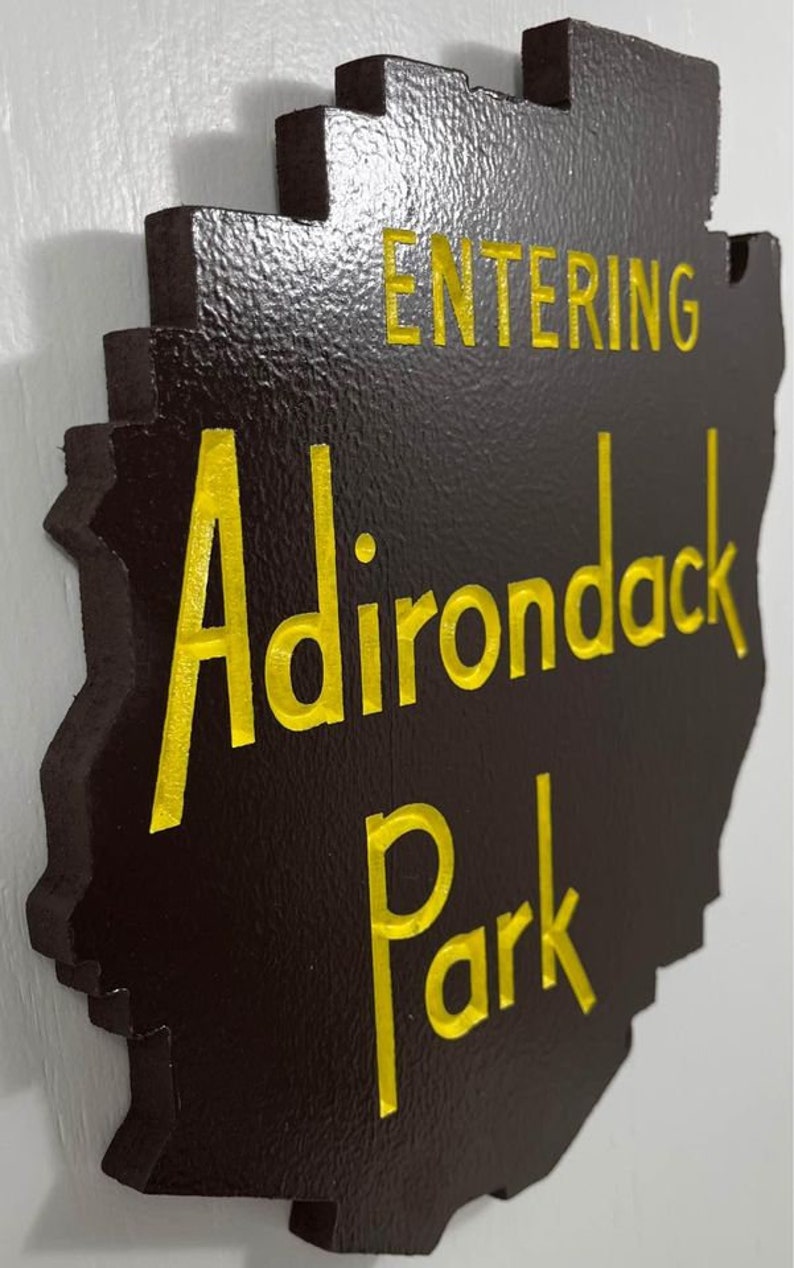 11 Inch Entering Adirondack Park Sign - Etsy